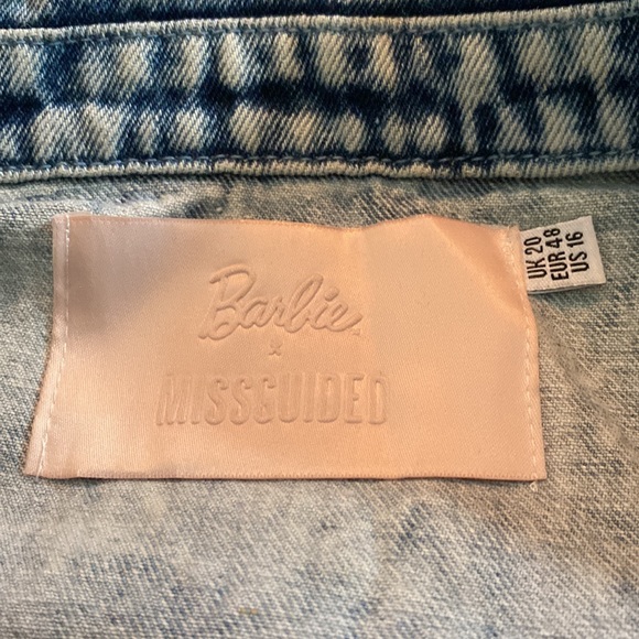 Missguided | Jackets & Coats | Missguided Barbie Oversized Acid Wash ...